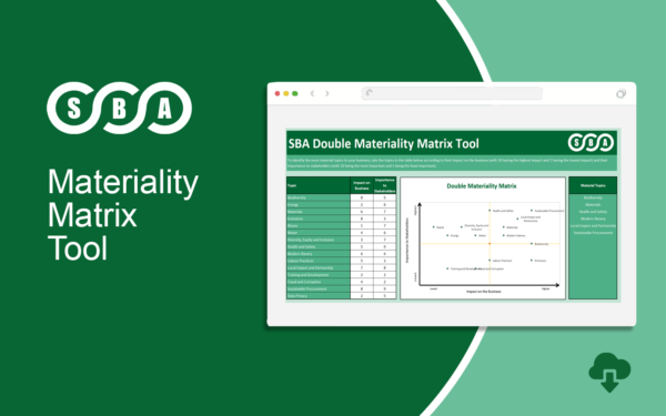 Materiality Matrix Tool – Sustainable Business Alliance